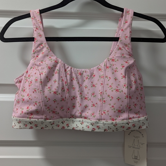 Blogilates | Intimates & Sleepwear | Nwt Blogilates Floral Pink Bow ...